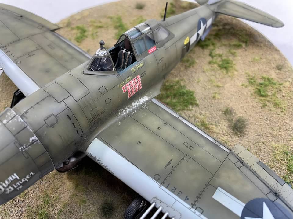 1/48 Tamiya P-47 D 348th FG "Neel Kearby's Fiery Ginger IV" (Finished ...